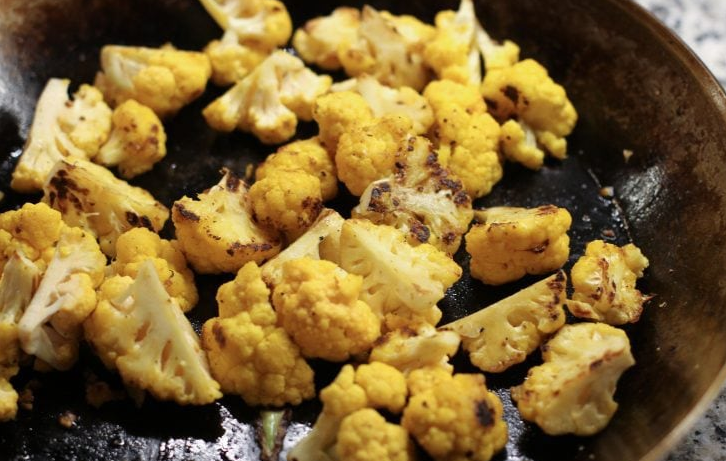 Braised Cauliflower with Garlic and White Wine - Brenda Gantt Recipes